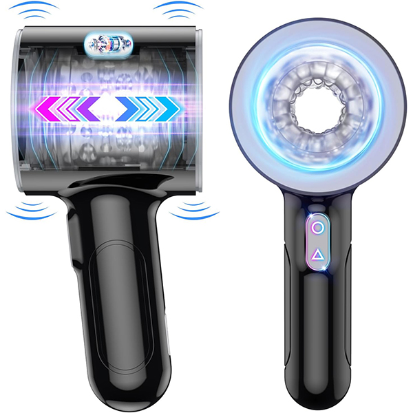 7-Mode Automatic Thrusting Male Stroker with Dual-Ended Design ...